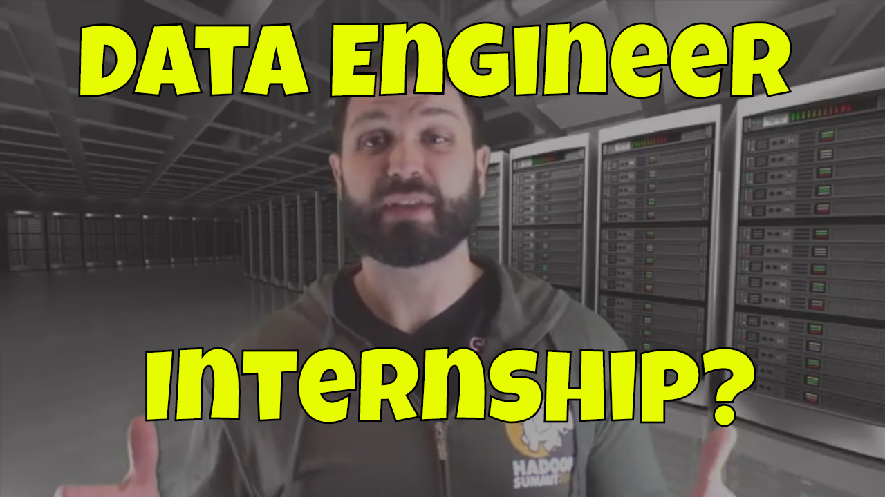 Landing A Data Engineer Internship Thomas Henson